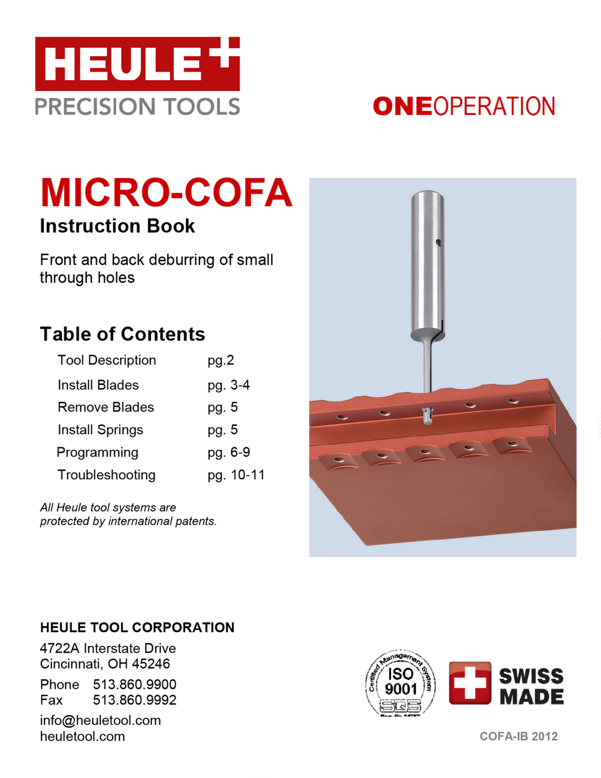 HEULE COFA Catalogs Brochures - Deburring Tool Resources