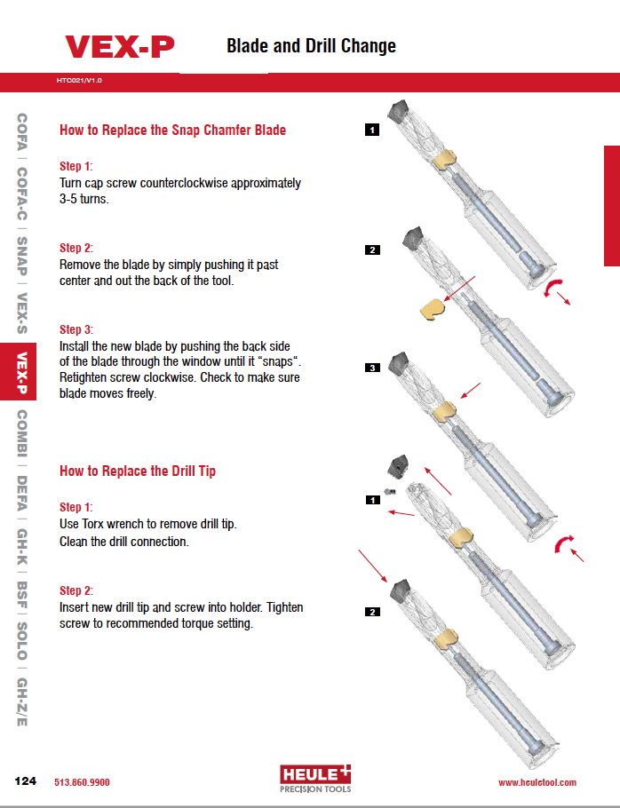 VEX-P Technical Information & Specifications | Heule