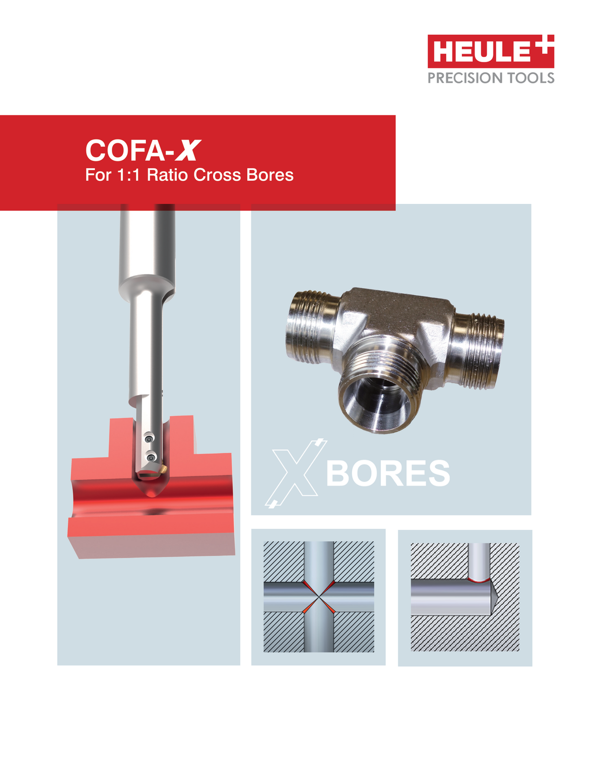 COFA-X Cross Hole Deburring Tool | HEULE Deburring Solutions